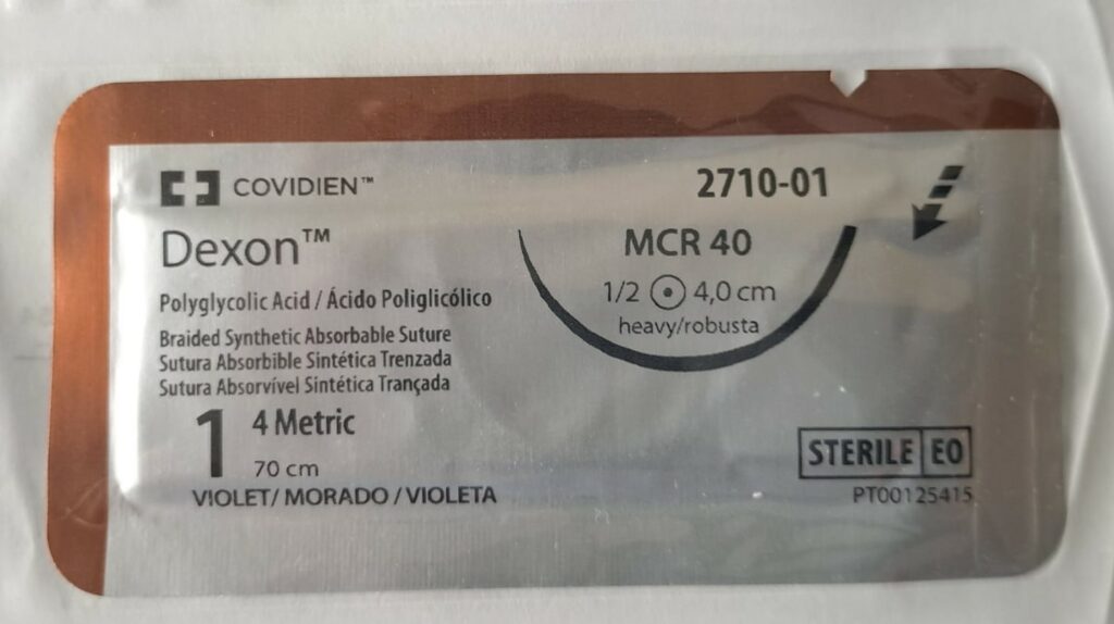 SUTURA ABSORBIBLE DEXON - Protemed - Sumamos vida en cada producto