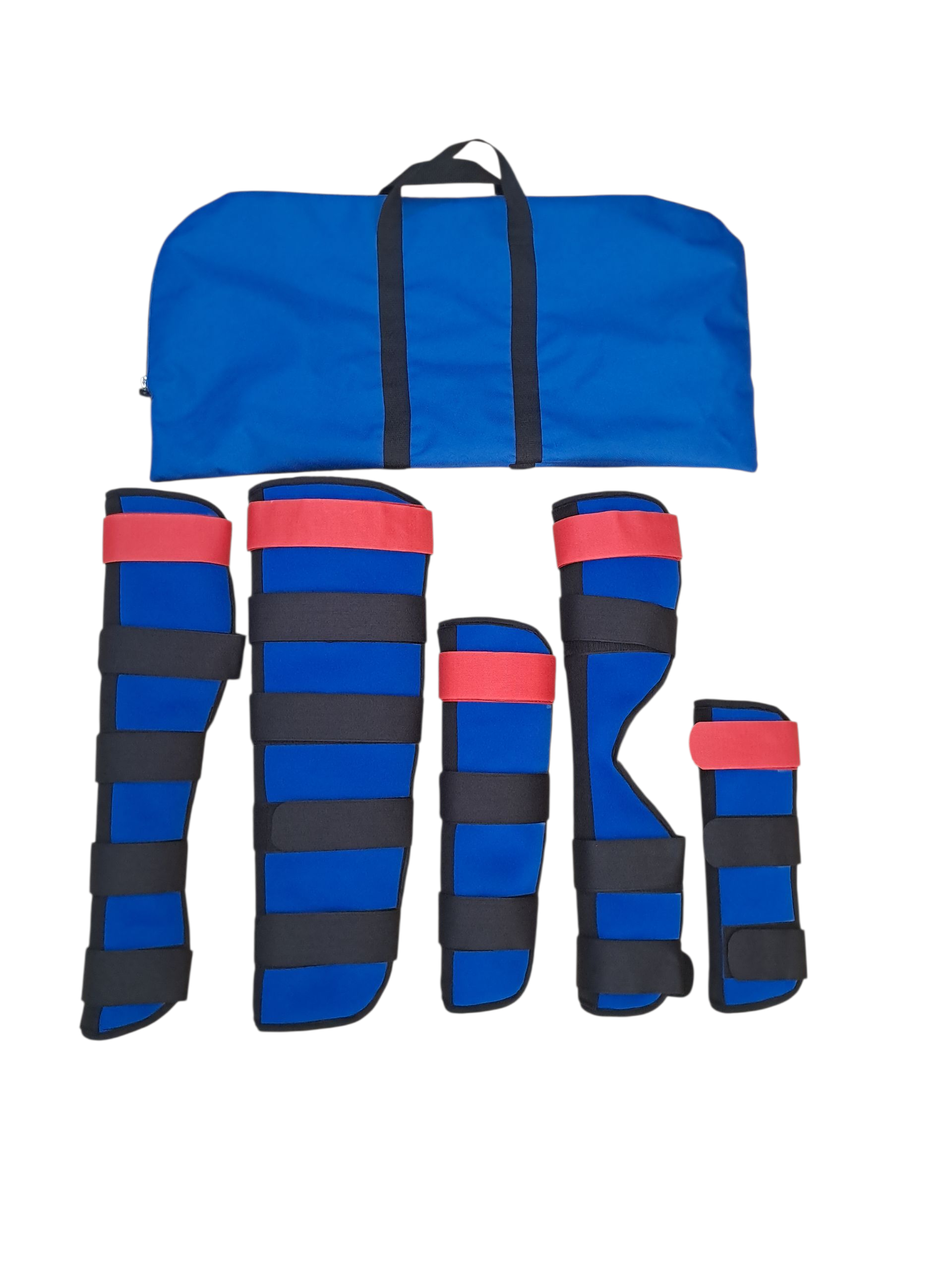 KIT DE FERULAS RIGIDA CON BOLSO - Protemed - Sumamos vida en cada producto